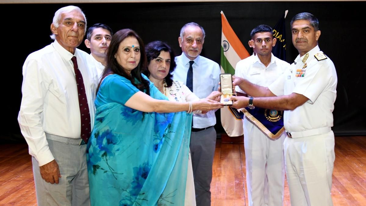 Indian Naval Academy receives original Maha Vir Chakra…