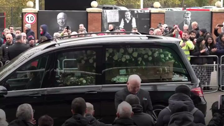 Sir Bobby Charlton funeral: Thousands bid farewell to… Sir Bobby Charlton funeral: Thousands bid farewell to…