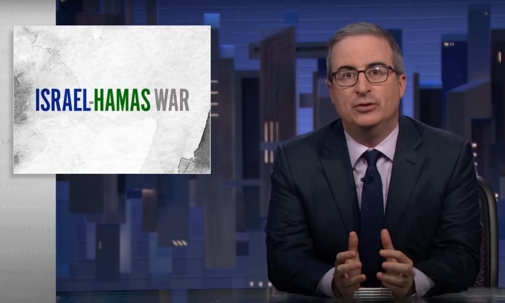John Oliver on Israel-Hamas war: ‘Any conversation…