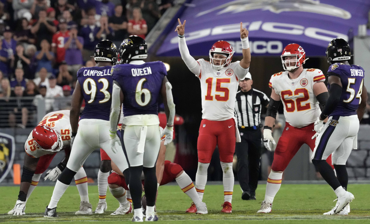 Patrick Mahomes Named the Two Loudest Road Stadiums in…