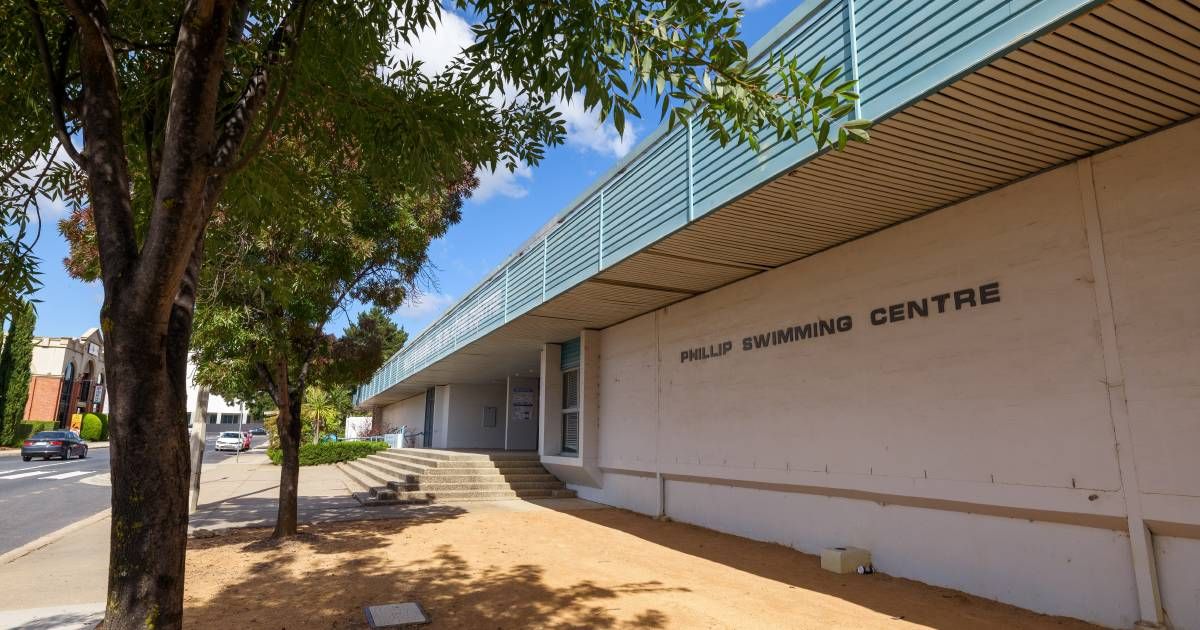 A near-empty Phillip pool opens as Dickson is swamped…