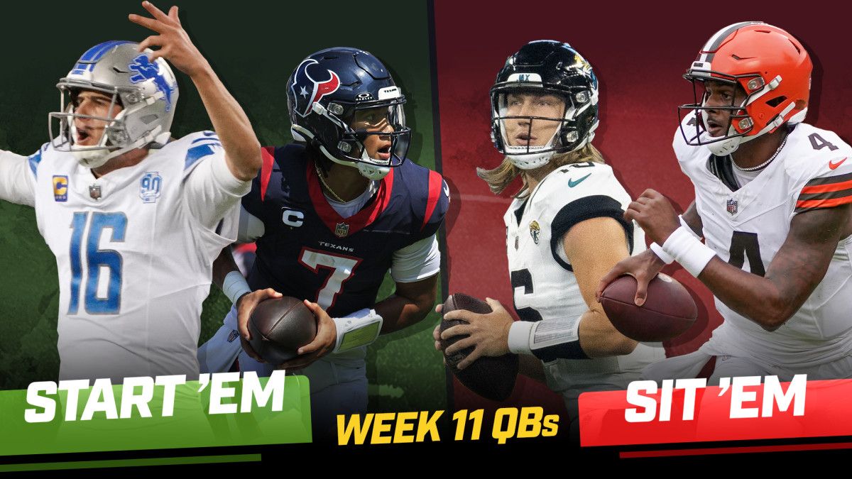 Week 11 Start ’Em, Sit ’Em: Quarterbacks