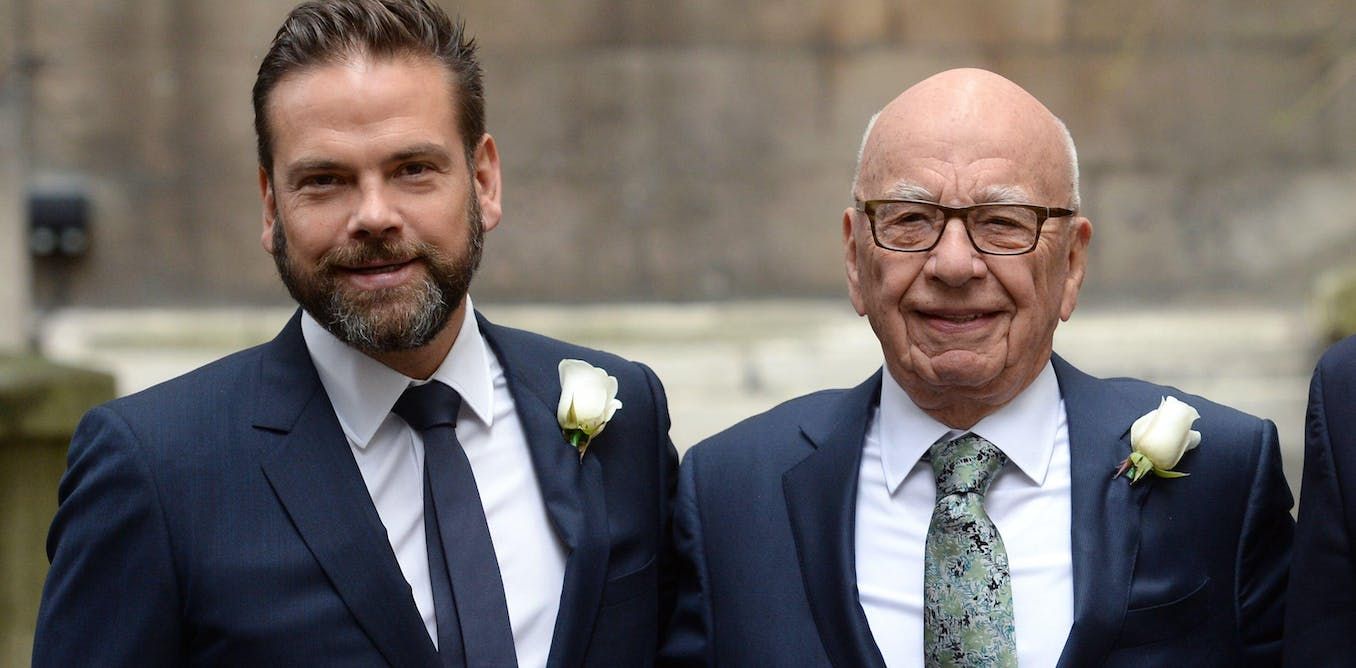 As Lachlan Murdoch takes over from his father he may…