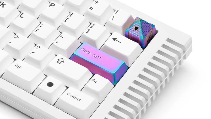 You can now buy a limited edition 'F*** off' keycap…