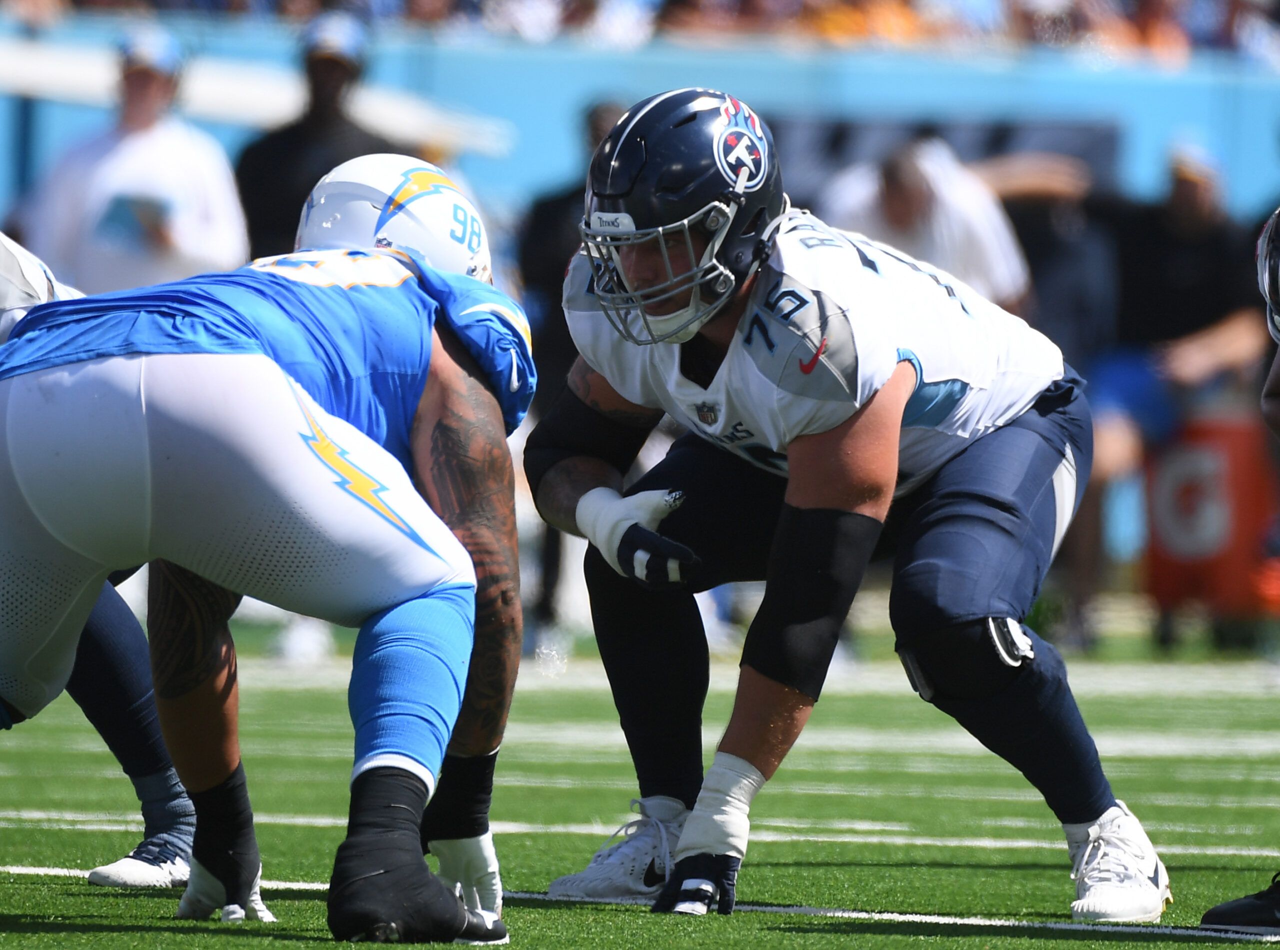 Titans’ Dillon Radunz, Jaelyn Duncan to get practice…