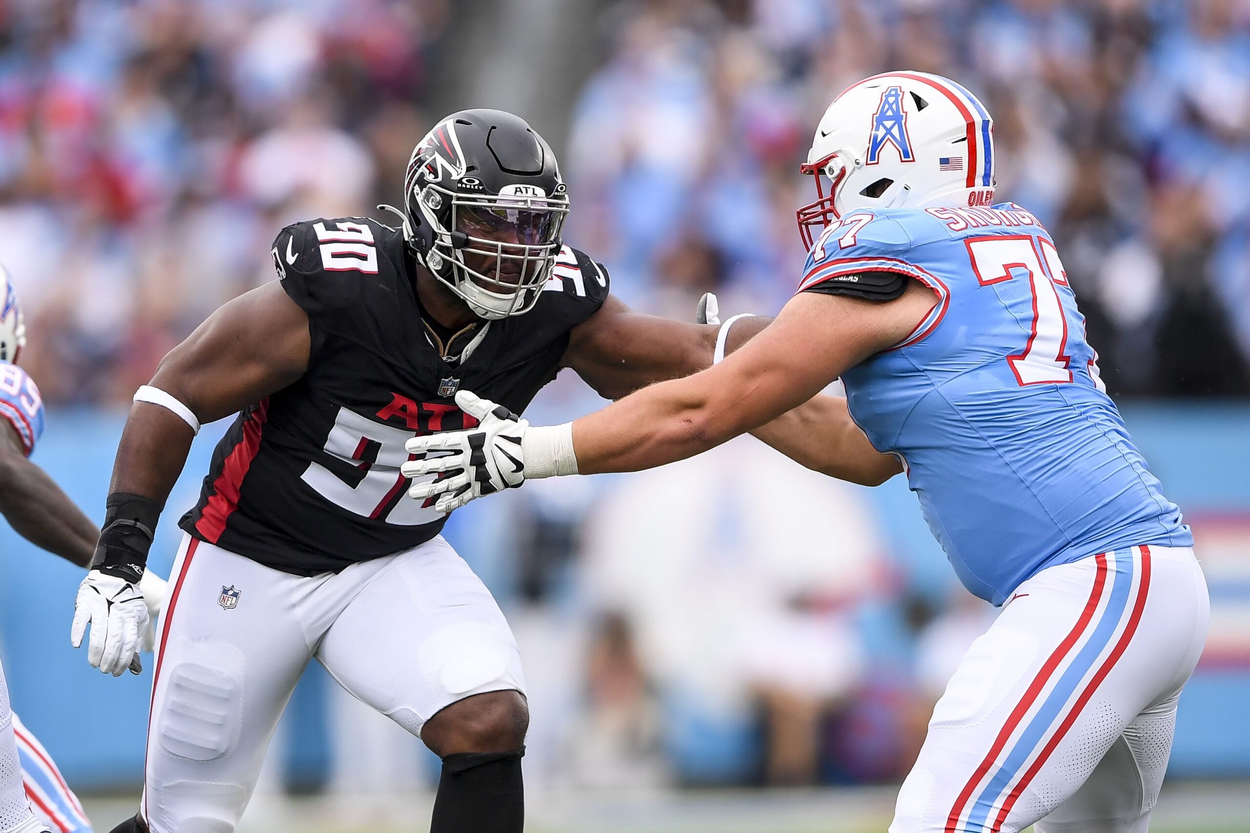 20 highest-graded Falcons players at the bye week