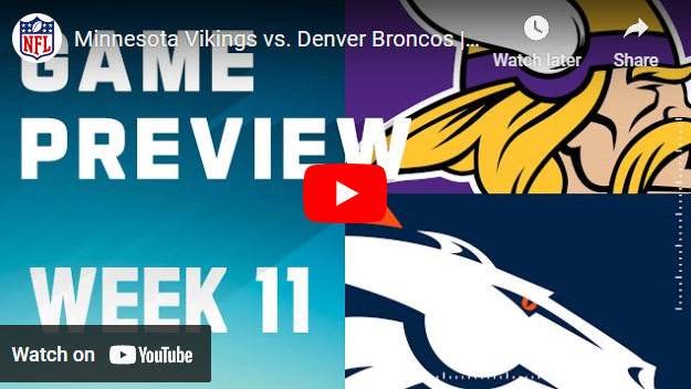 WATCH: Broncos vs. Vikings preview from NFL.com
