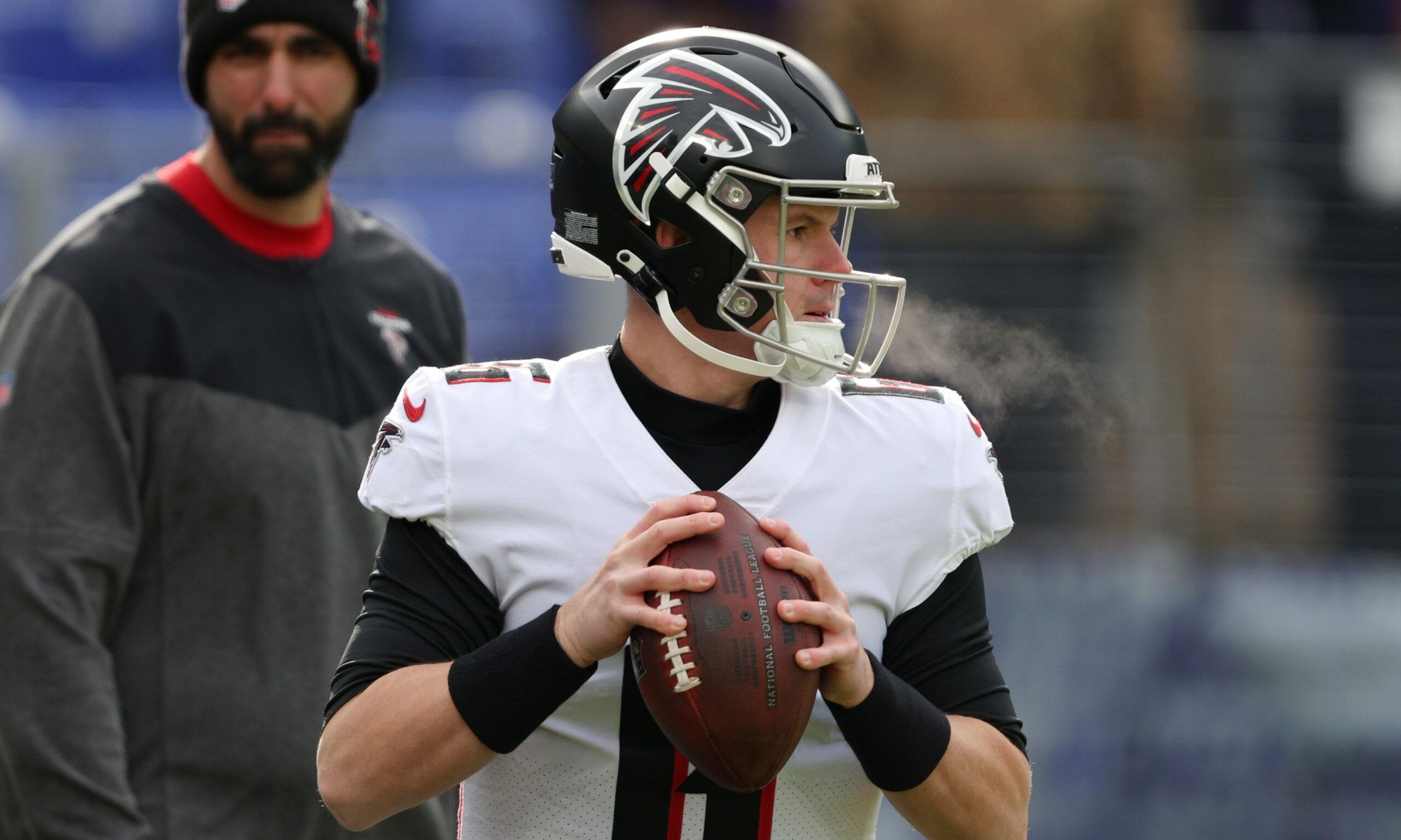 Logan Woodside will serve as Falcons QB2 if Heinicke…