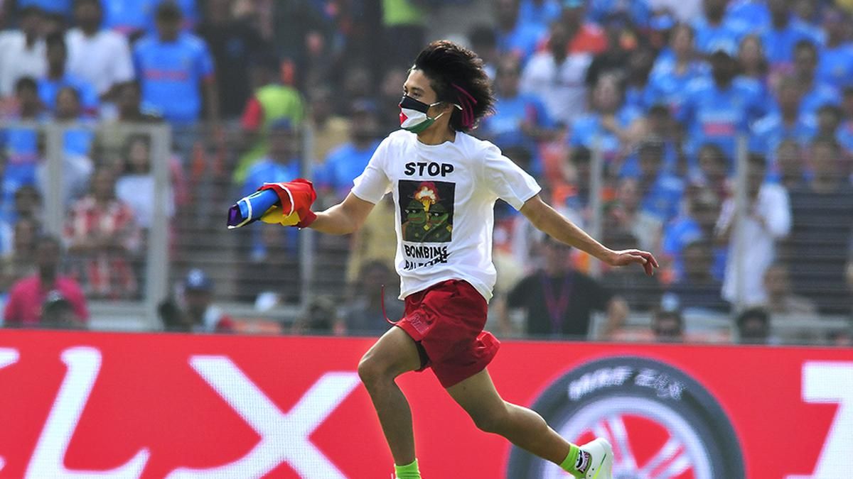 ‘Pro-Palestinian’ pitch invader is habitual offender…