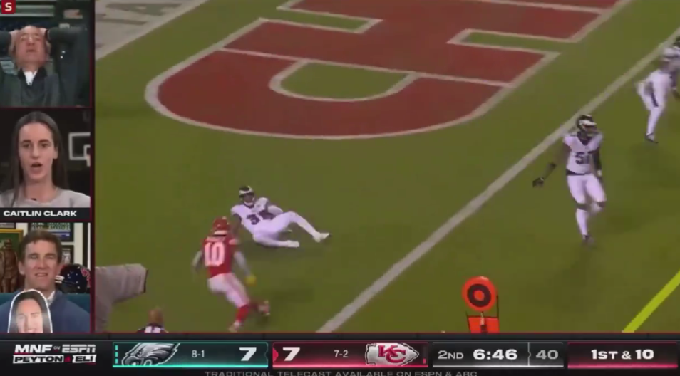 Chiefs fan Caitlin Clark had the most relatable…