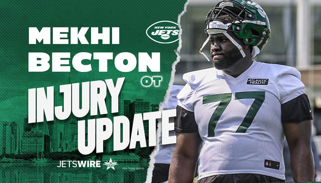 Mekhi Becton has low ankle sprain, out 1-2 weeks