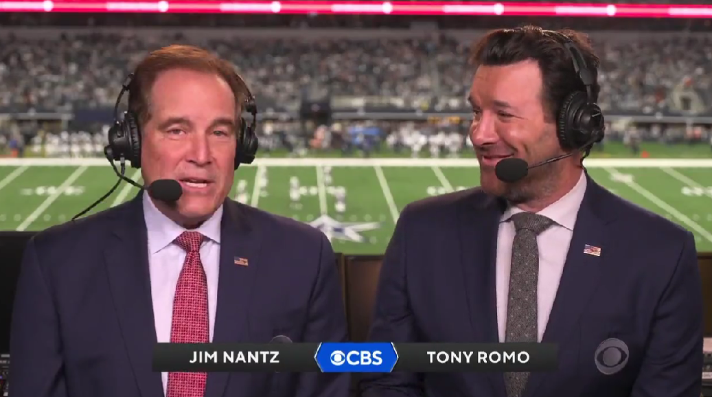 Tony Romo made Jim Nantz squirm with his commitment to…