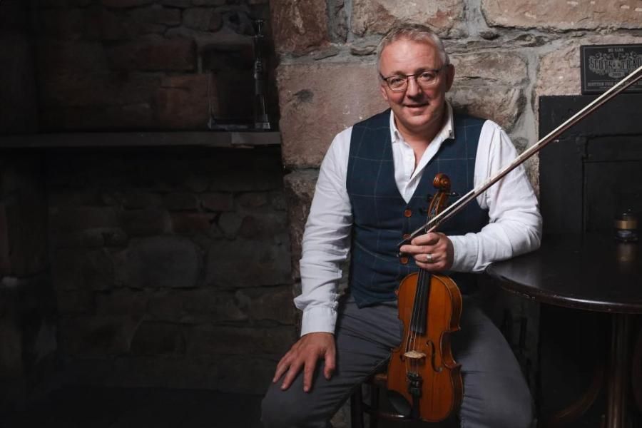 Broadcaster and fiddler Bruce MacGregor on the 10…