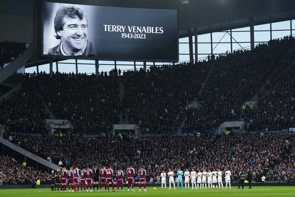 Former England boss Terry Venables remembered as an…