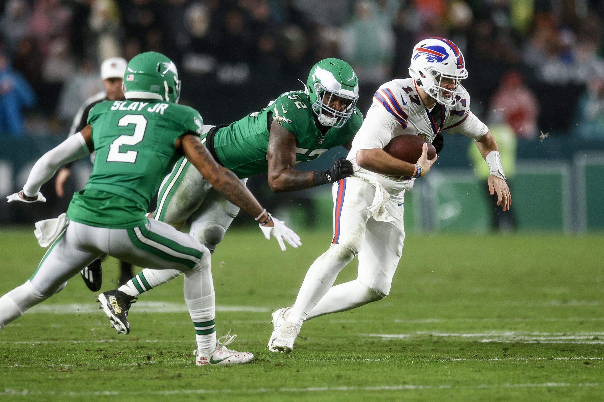 Zach Cunningham exits Eagles matchup vs. Billls with a…