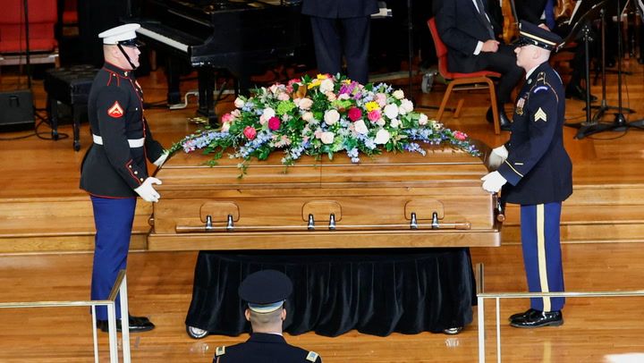 Former US President Jimmy Carter, 99, attends memorial…