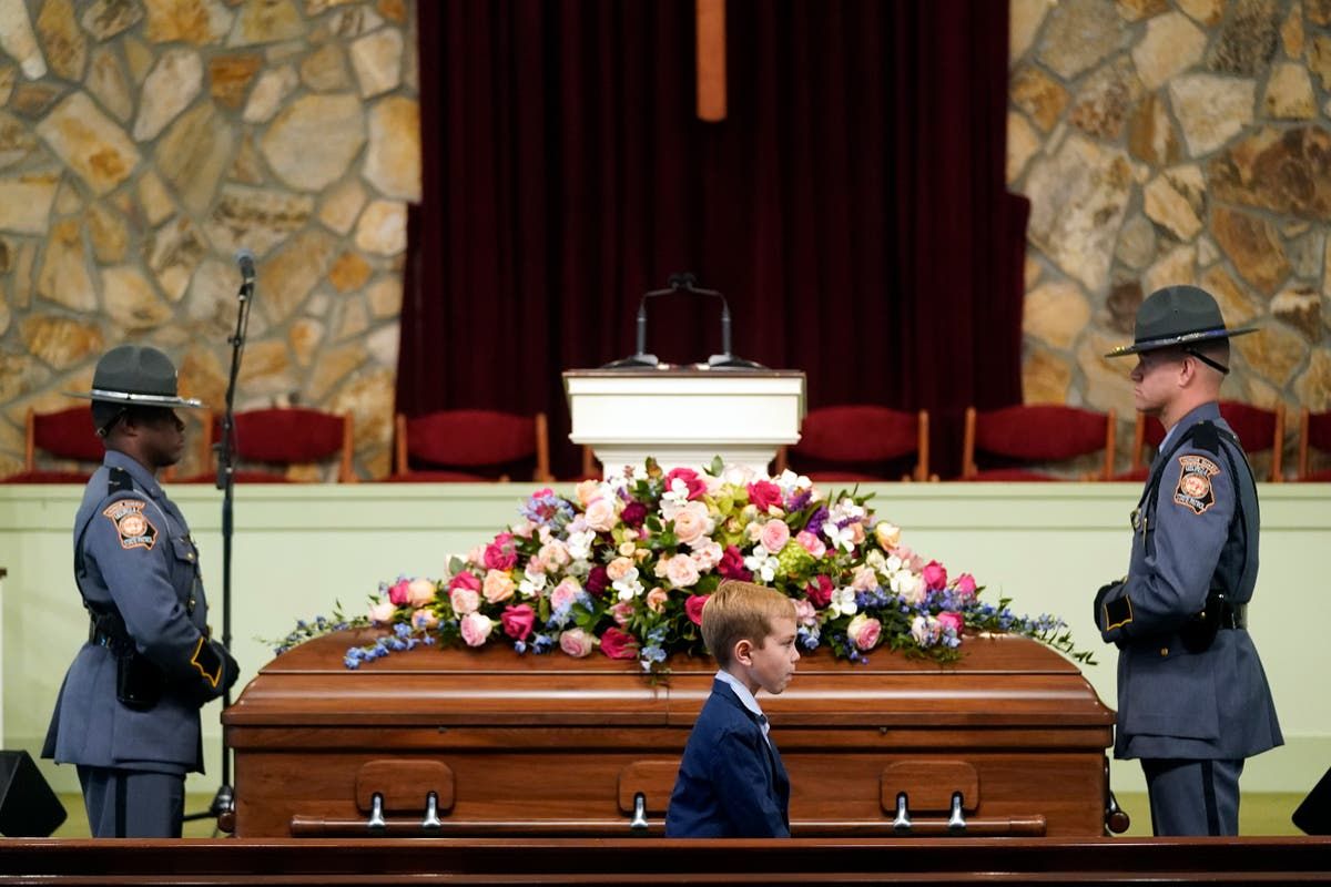 Jimmy Carter attends funeral of late wife Rosalynn in…