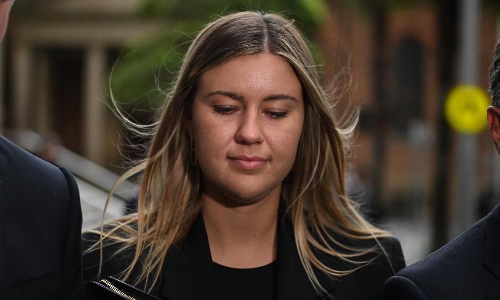 Brittany Higgins visibly angry and in tears as Bruce…