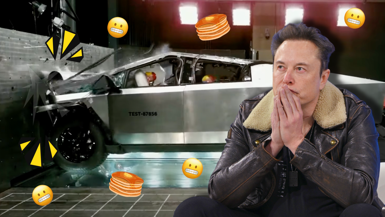 Tesla CyberTruck Demolished Online After Crash Test…