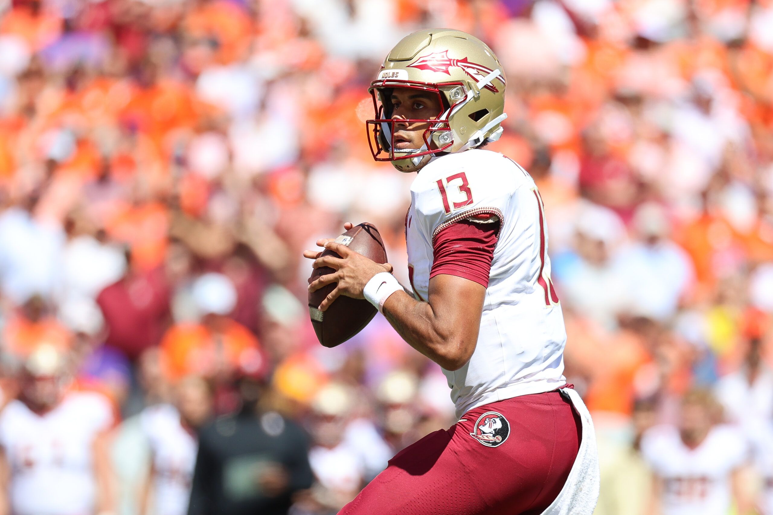 Injured FSU quarterback Jordan Travis tweets he is…