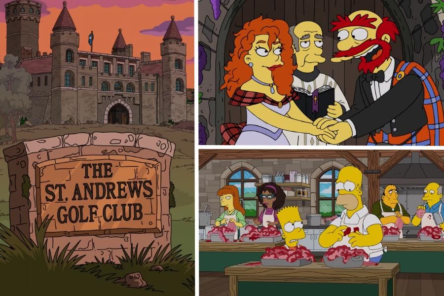 I watched The Simpsons episode set in Scotland