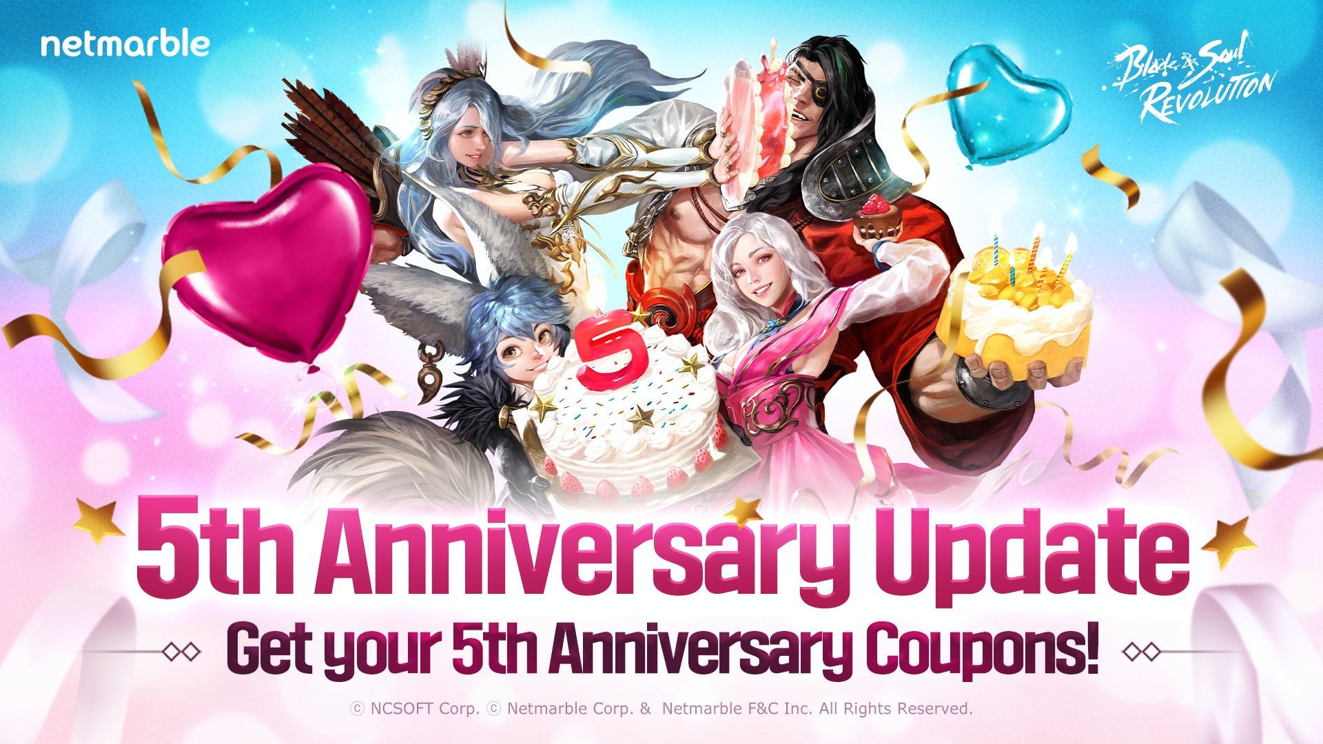 Blade & Soul Revolution Celebrates 5th Anniversary…