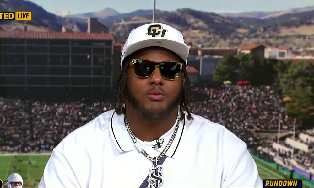 Colorado 5-star OL Jordan Seaton channelled Deion…