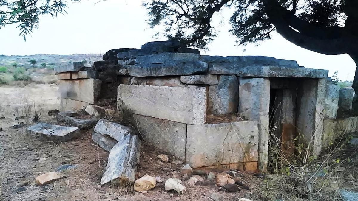 Three abandoned temples of Vijayanagara era found near…