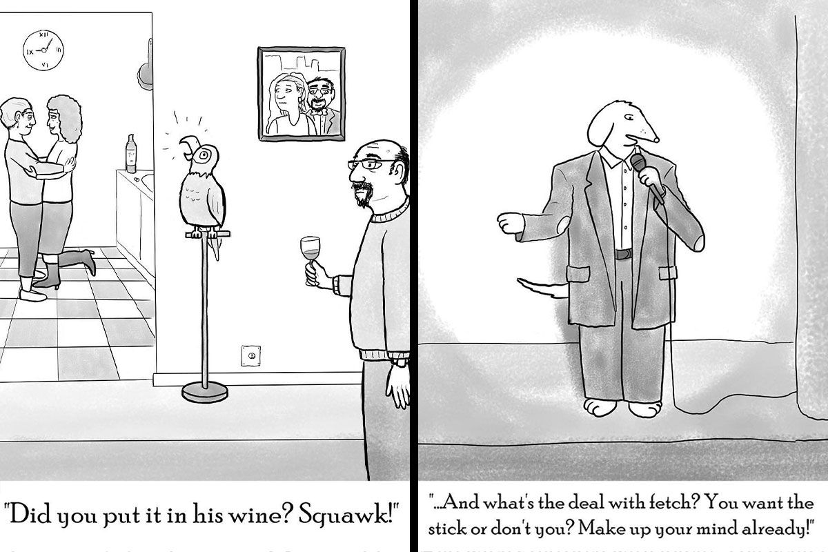 This Comics Artist Makes People Laugh With Only One…