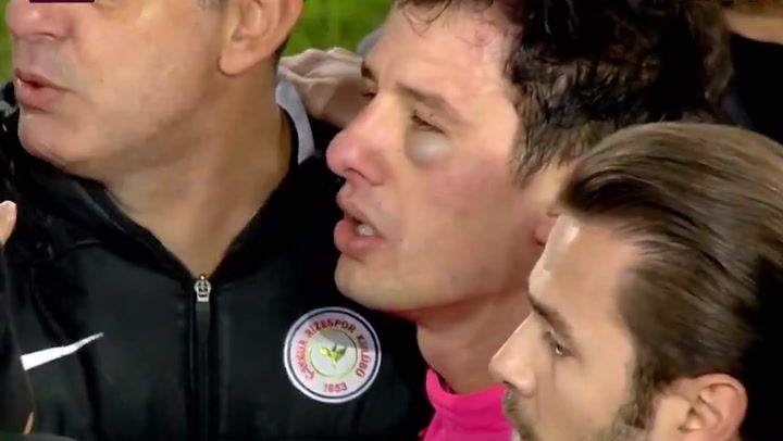 Referee punched: Turkey FA suspends all football after…