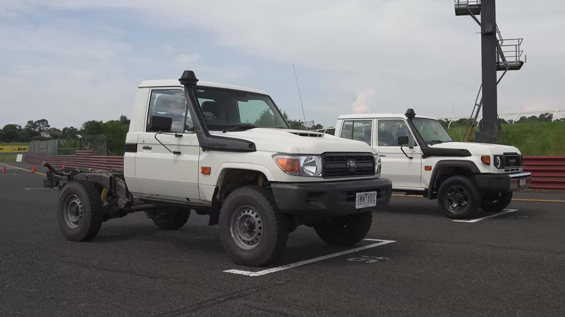2024 Land Cruiser 70 Drag Race Is A Four-Cylinder Vs…