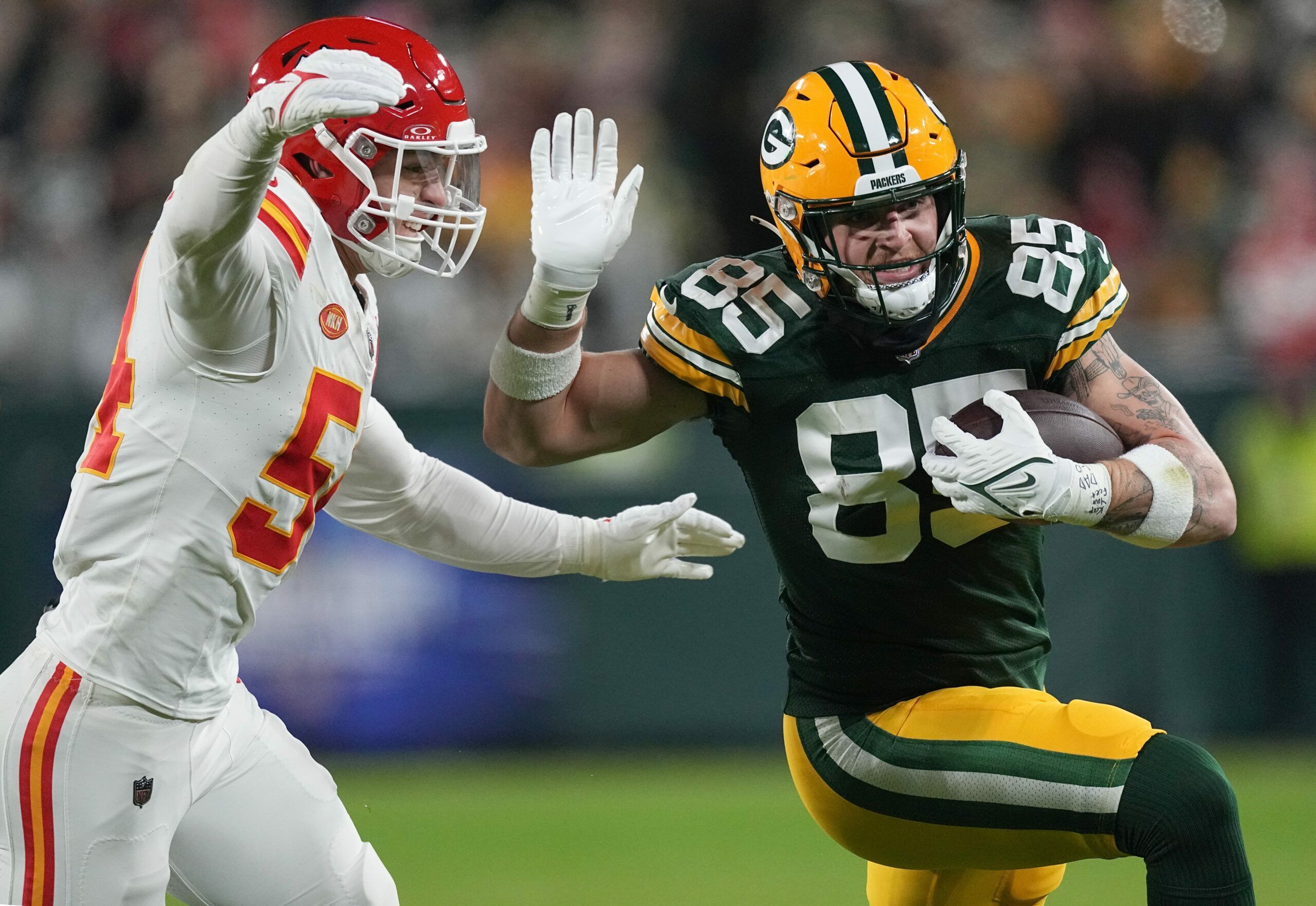 Packers rookie TE Tucker Kraft ‘as improved as…