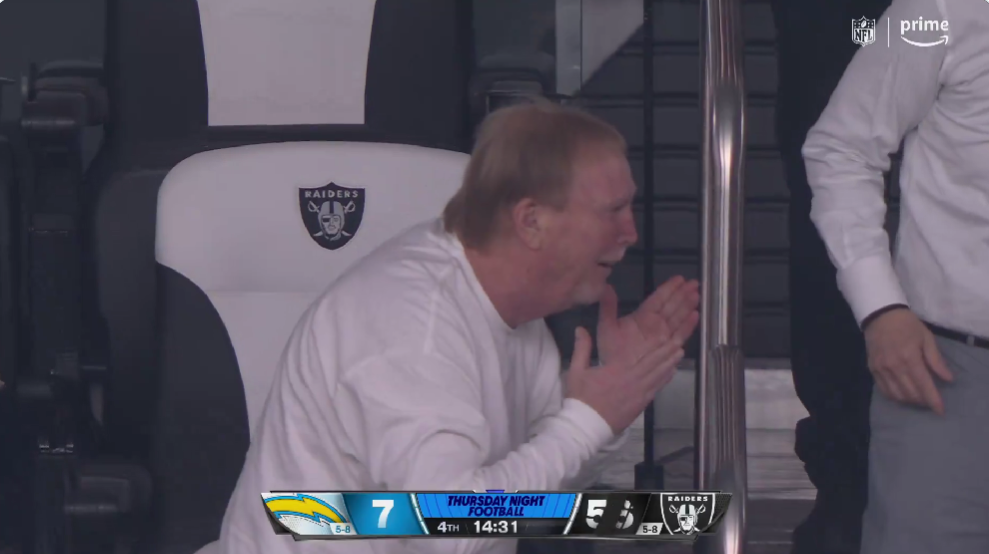 Mark Davis looked so bewildered after the Raiders…