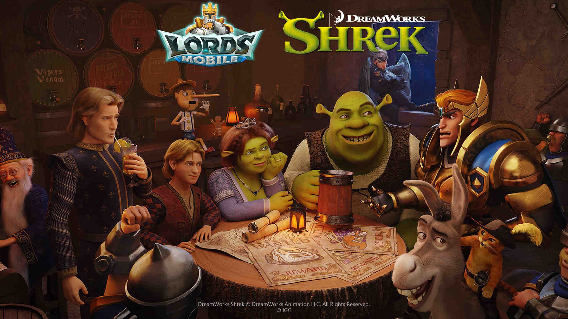 Lords Mobile partners with Dreamworks' Shrek as part…
