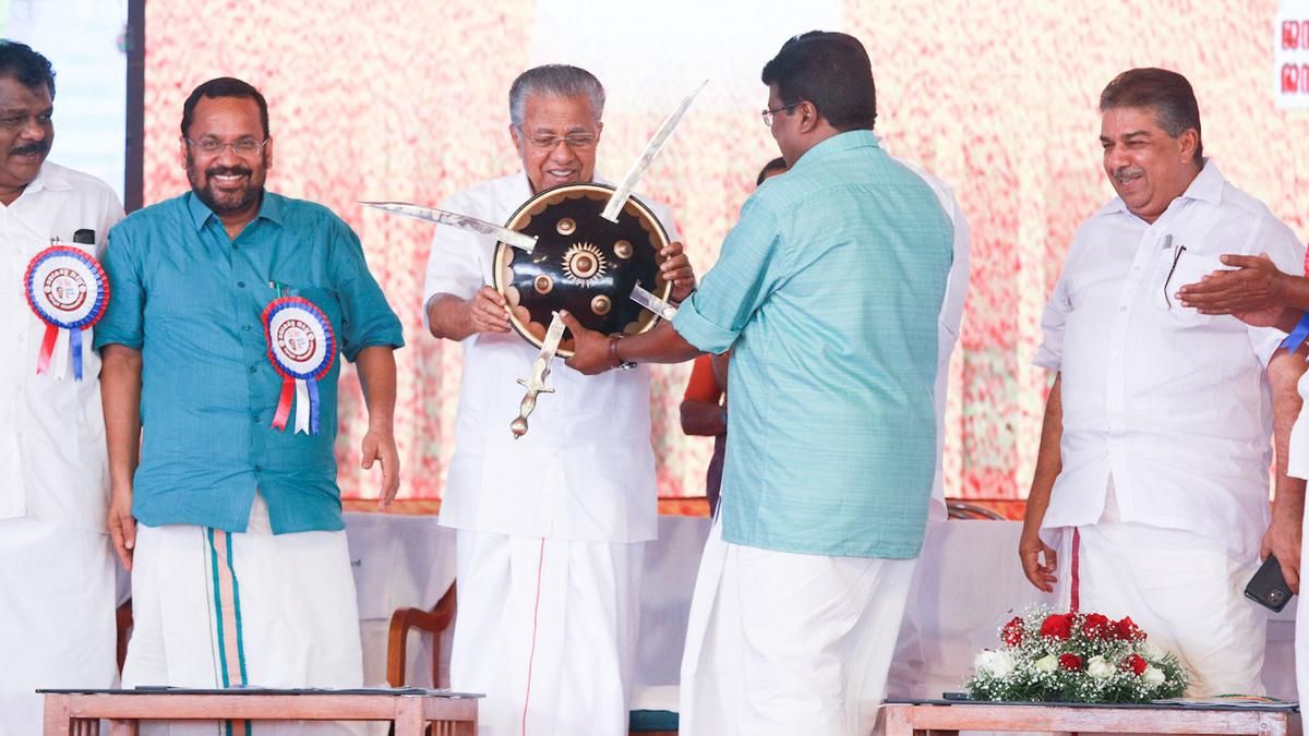 Downstream of Thottappally spillway channel and…