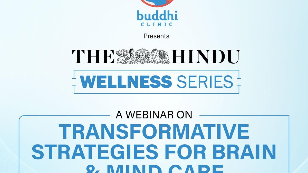 Buddhi Clinic and The Hindu to present webinar on…
