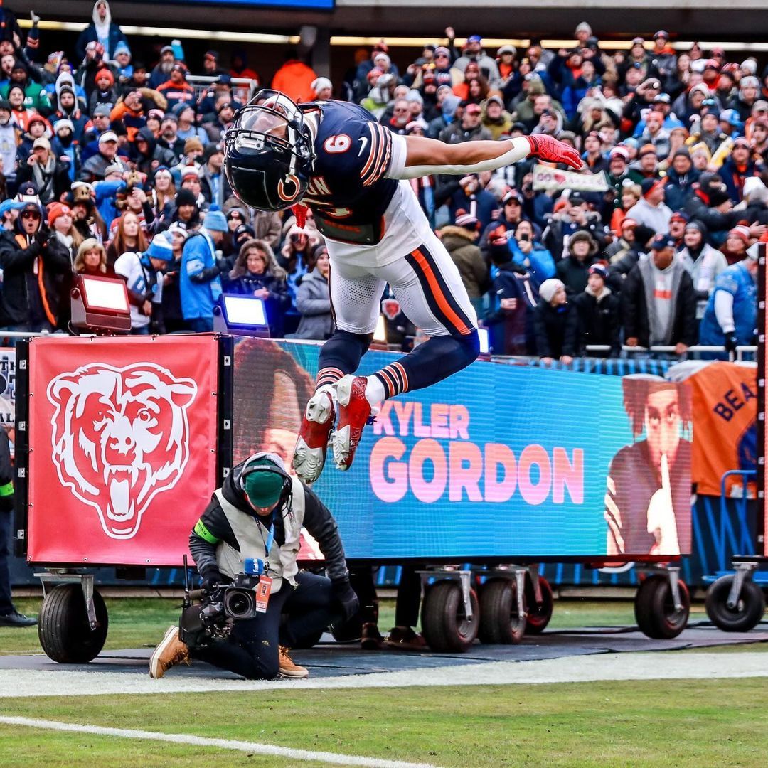 Kyler Gordon Celebrates Victory With Football…