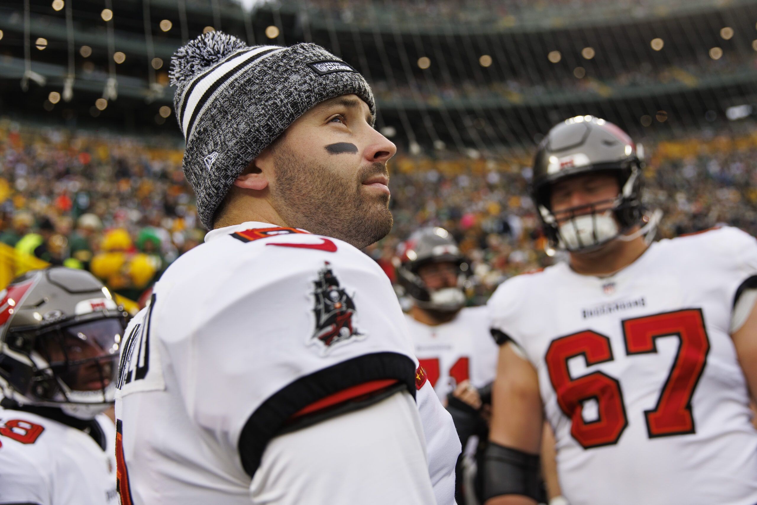 Baker Mayfield’s muscles, Kadarius Toney’s hands,…