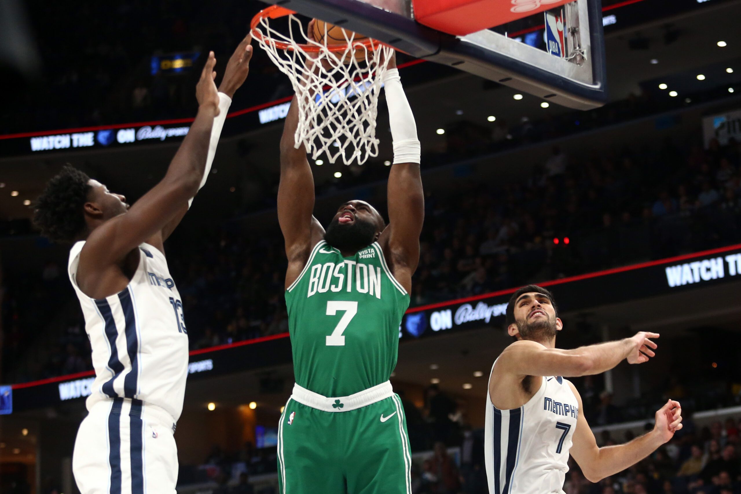 Jaylen Brown’s best poster dunks with the Boston…