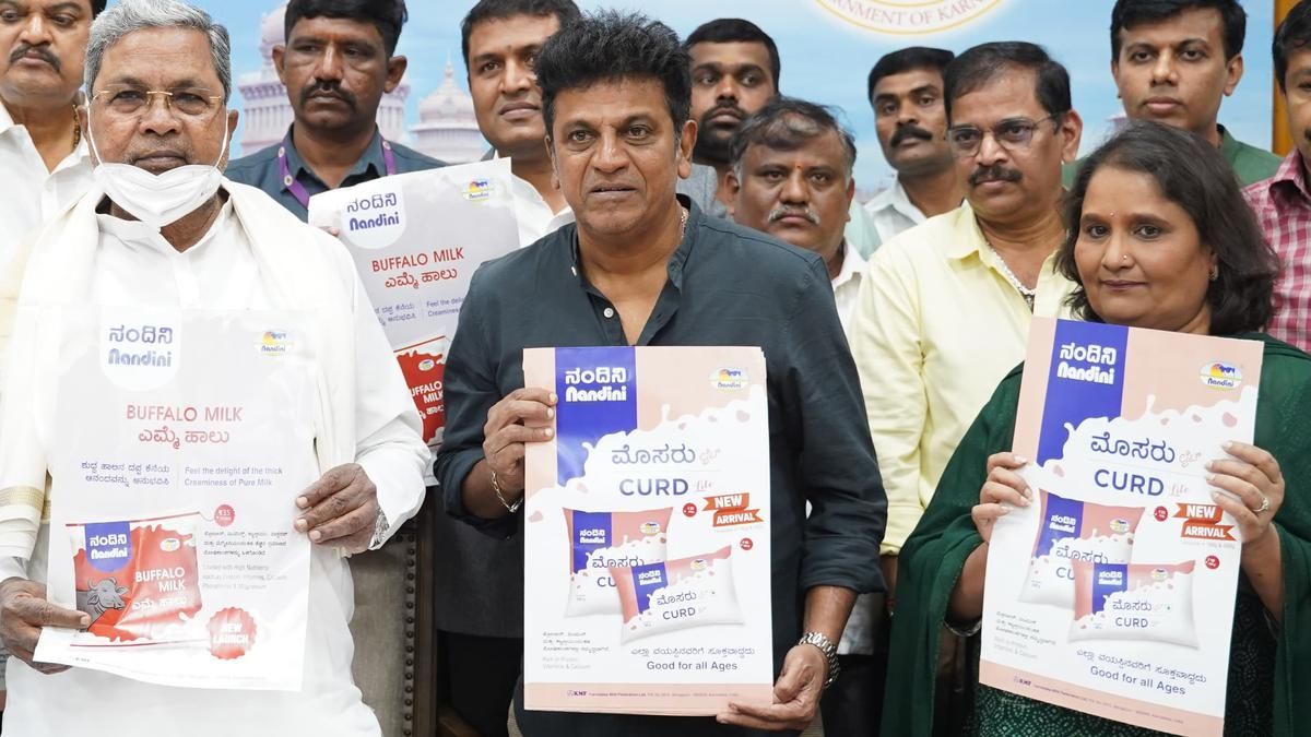 KMF names Shivarajkumar brand ambassador; launches new…
