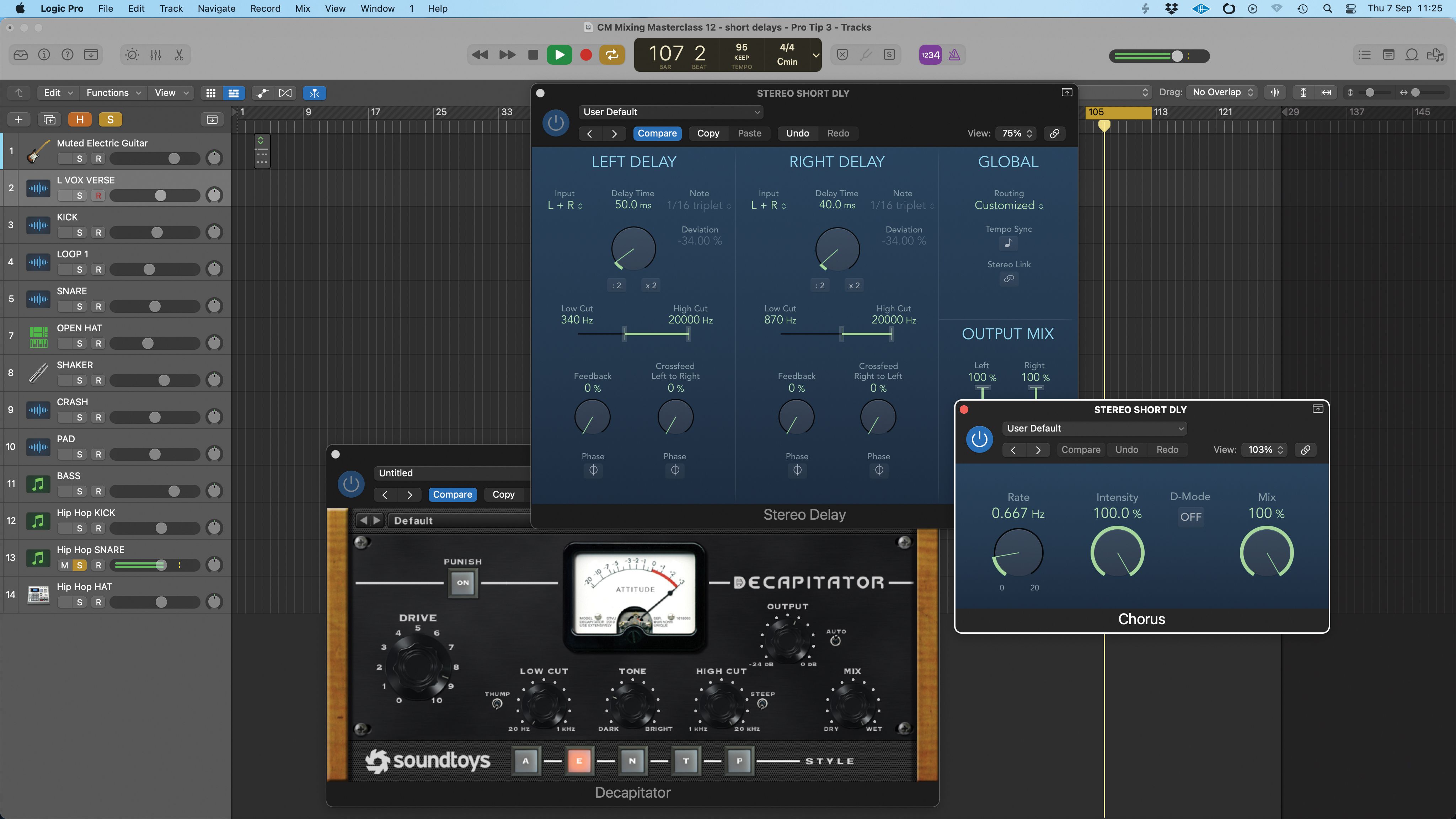 How to use short delays as an alternative to reverb in…