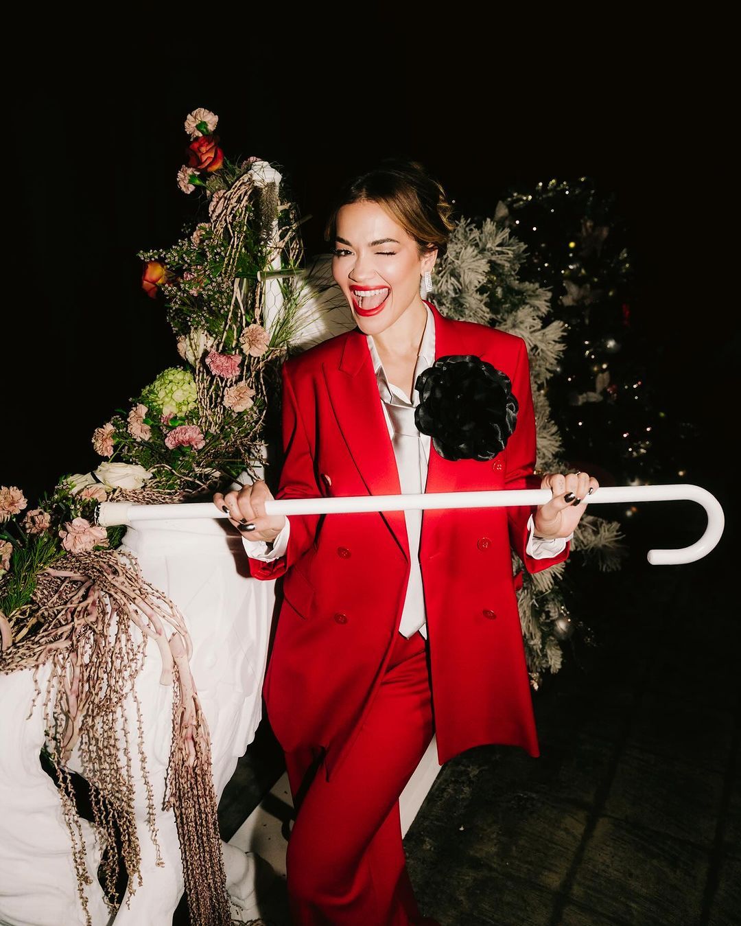 Rita Ora's Bold and Captivating Red Photoshoot