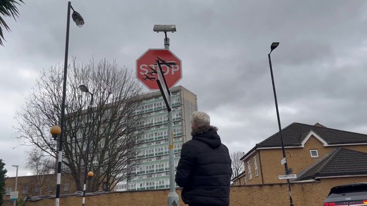 Banksy artwork 'stolen' less than an hour after being…