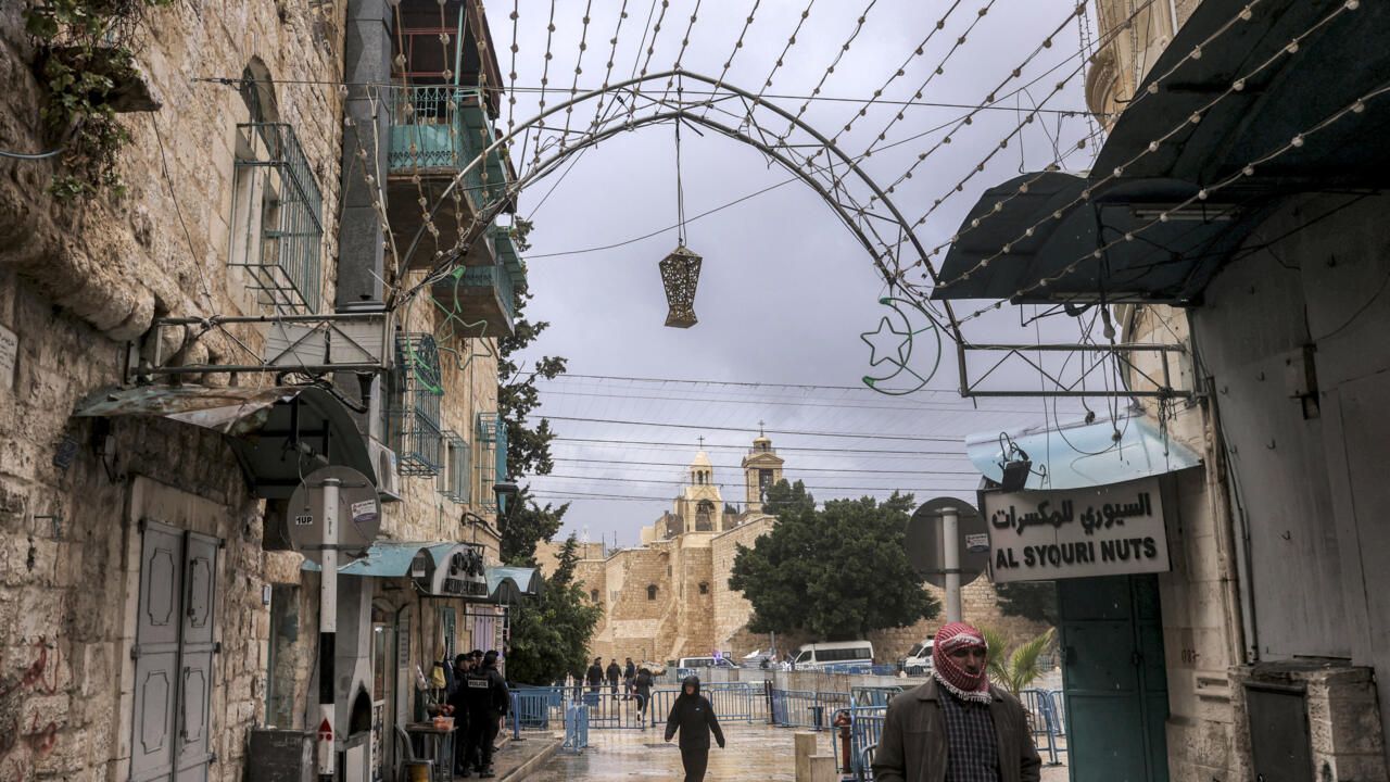 Bethlehem nearly deserted as Christmas celebrations…