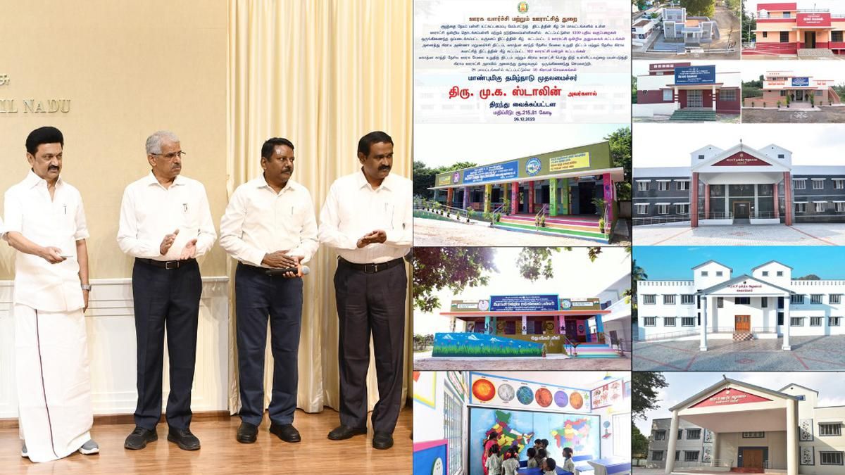 T.N. CM Stalin inaugurates classrooms, infrastructure…