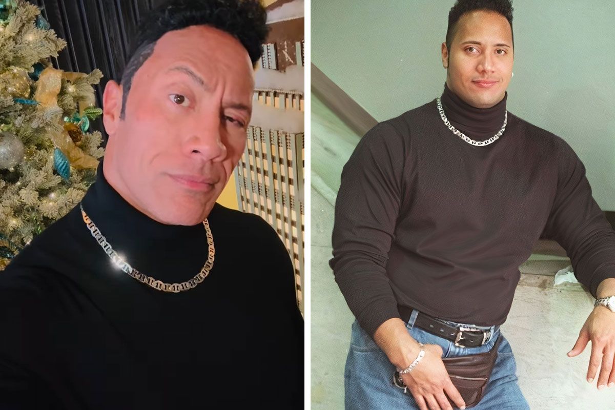Dwayne Johnson Recreated Viral Meme Of Younger Self…