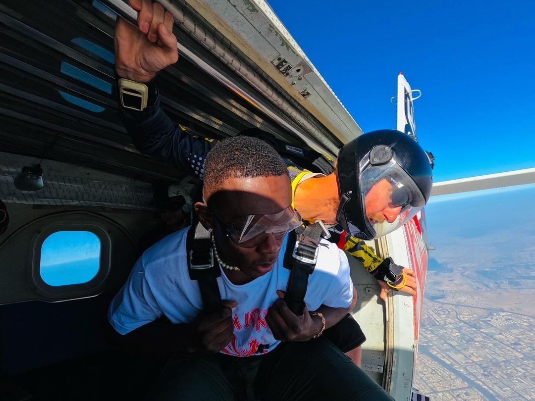 Israel Adesanya's Skydiving Photoshoot: Fearless…