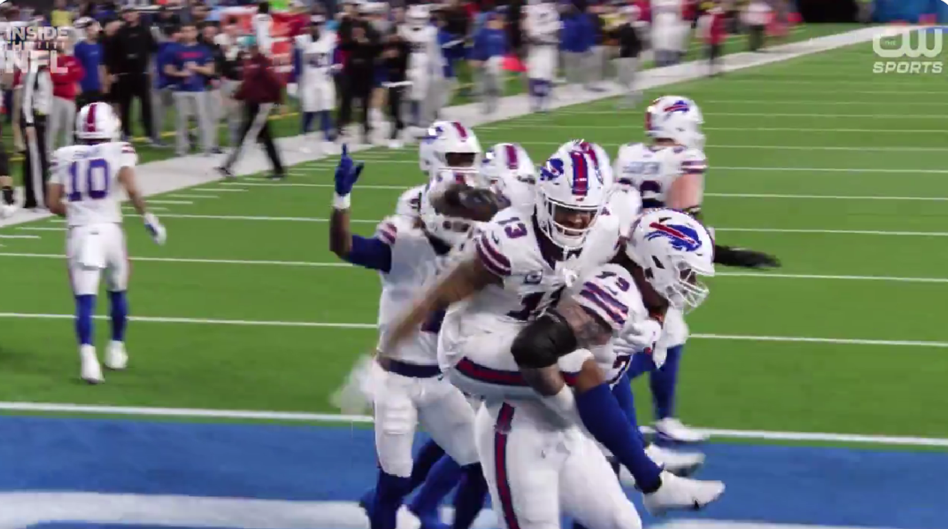 Josh Allen had an amusing explanation for Gabe Davis…