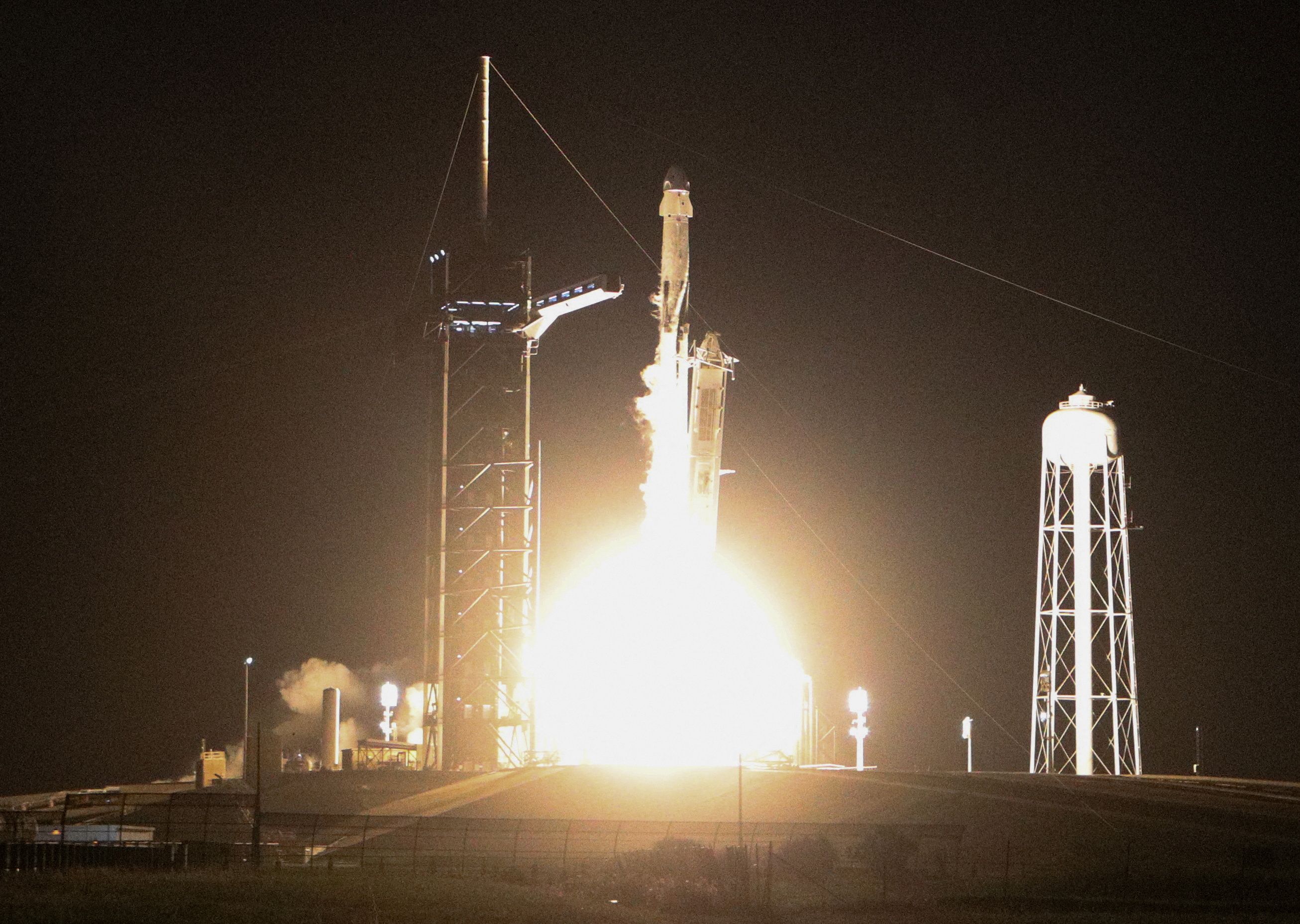 SpaceX's classified Falcon Heavy mission launched…