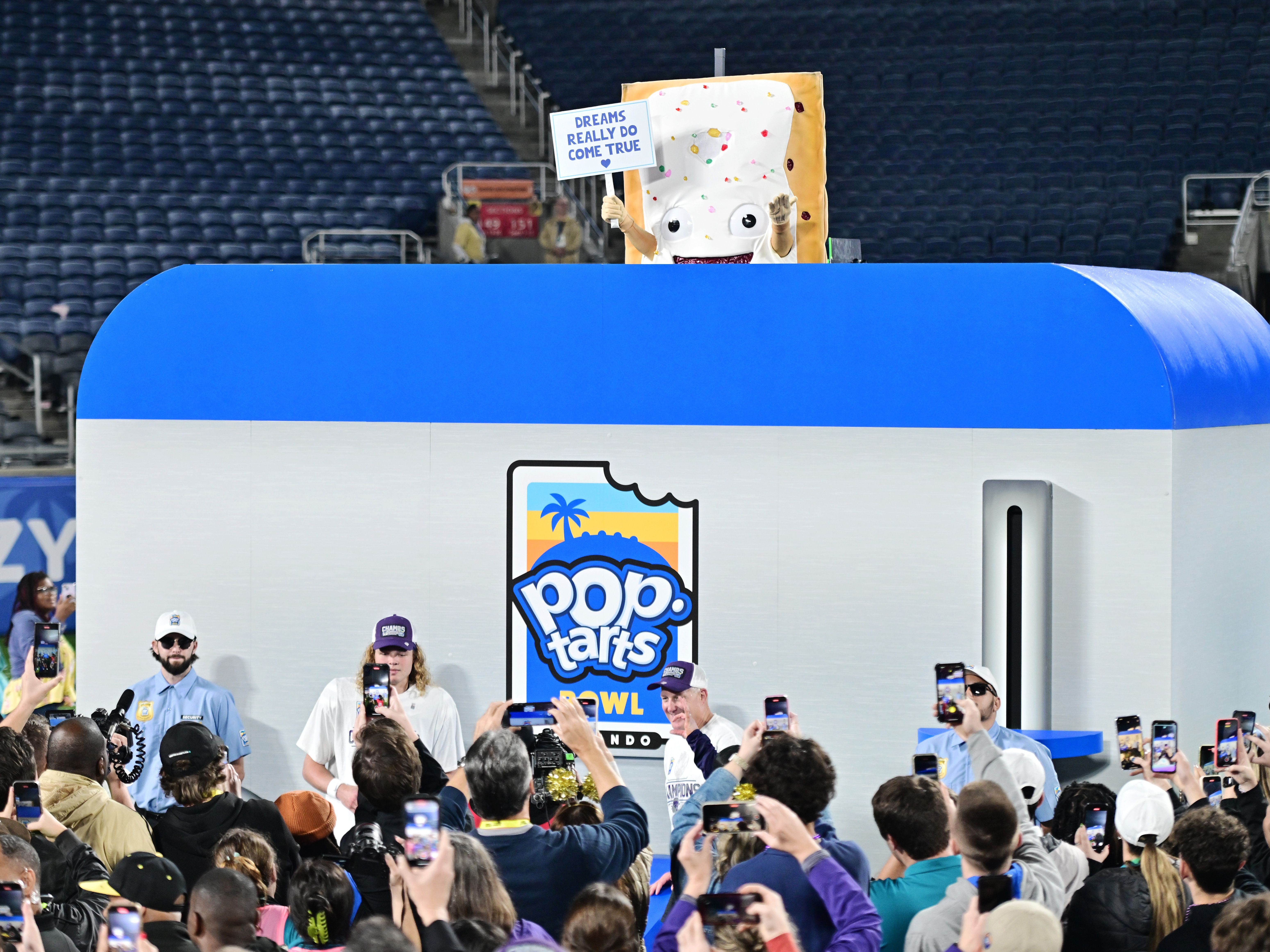 First edible mascot in sports history stars in the…